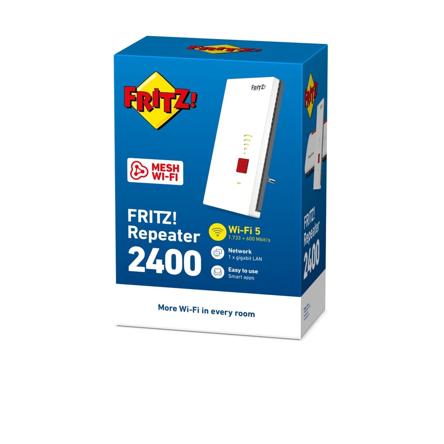 AVM FRITZ!Repeater 2400 – Wi-Fi Mesh Repeater AC N dwuzakresowy do 1. ...